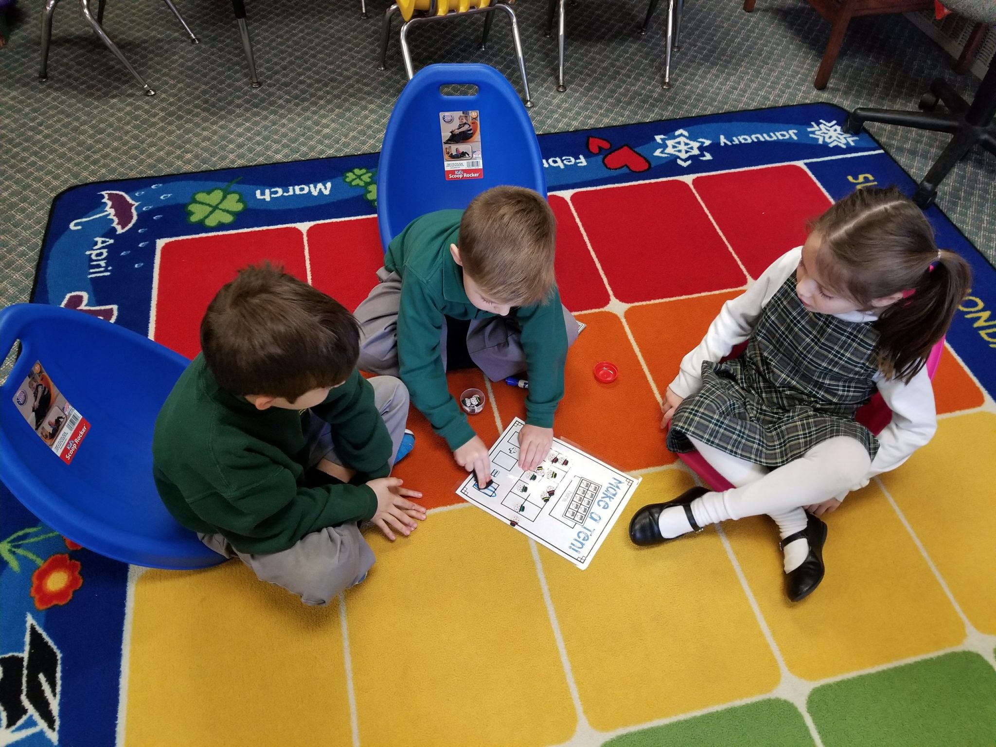 Mini Eraser Math Centers | St Stephen School