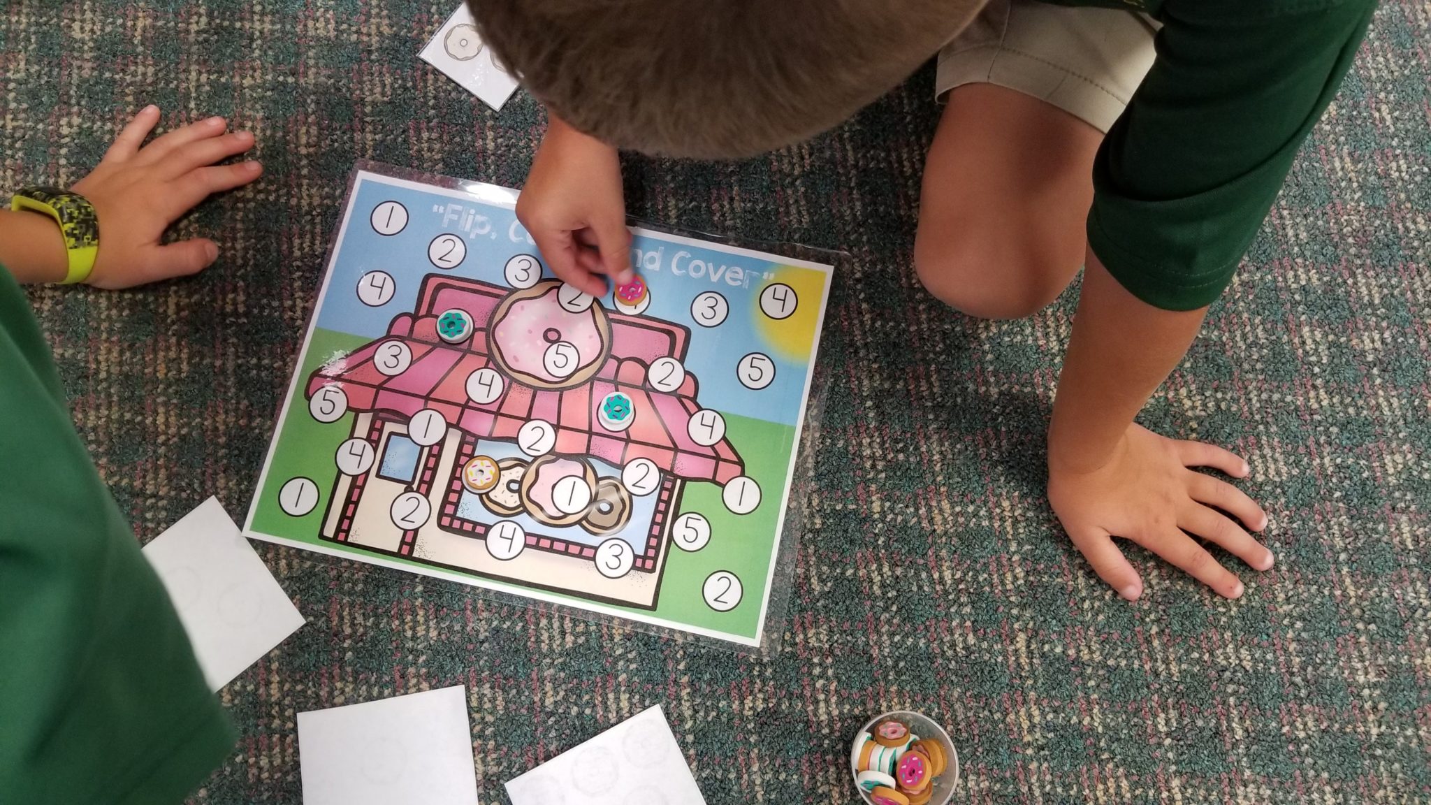 We love mini eraser math centers! | St Stephen School