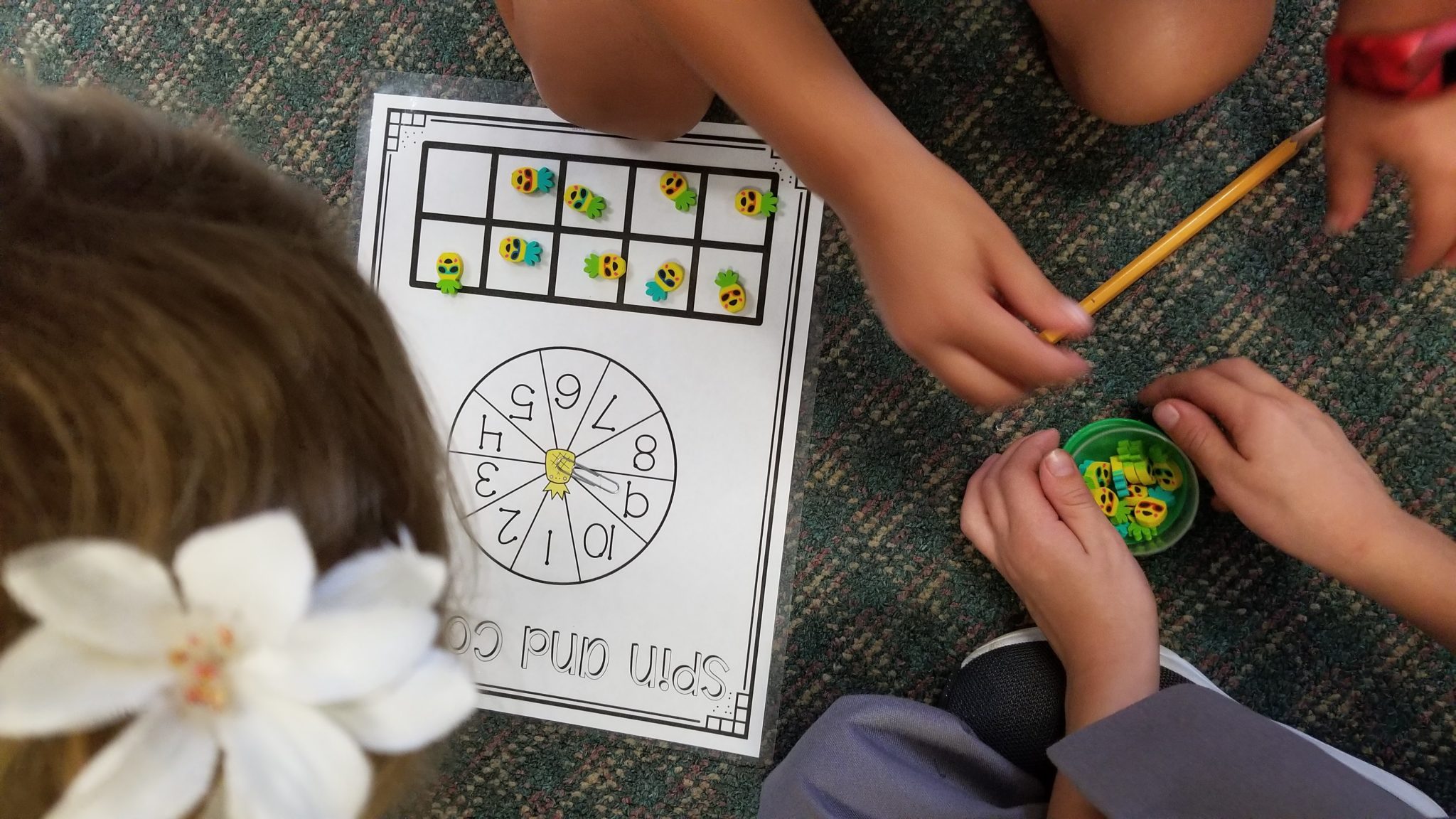 We love mini eraser math centers! | St Stephen School