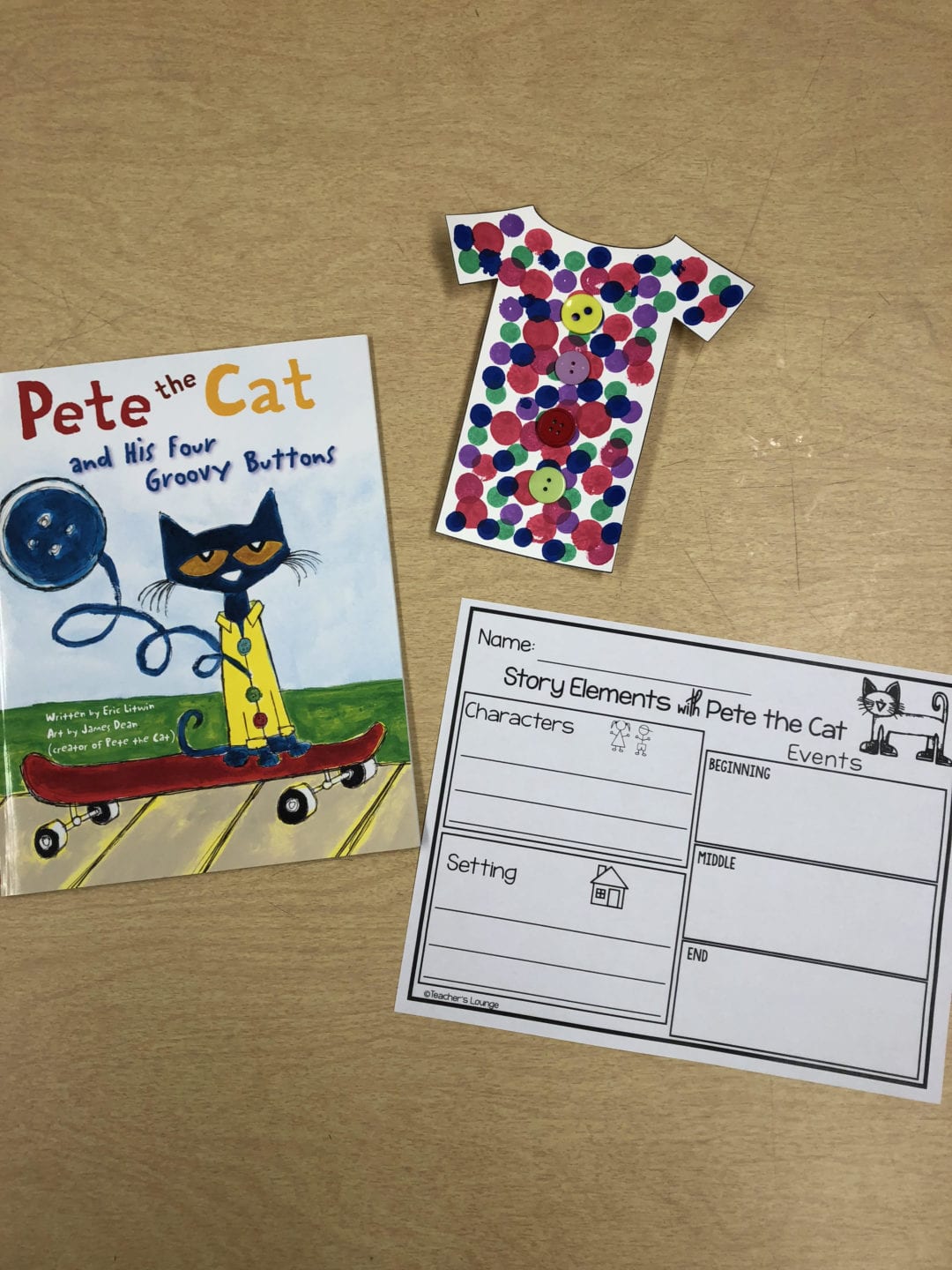 Pete the Cat and His Four Groovy Buttons | St Stephen School