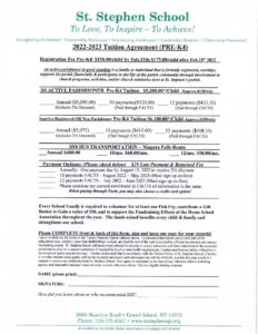 SSS - 2022-2023 PK4 CONTRACT | St Stephen School